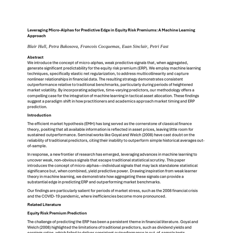 Micro Alphas White Paper | VettaFi