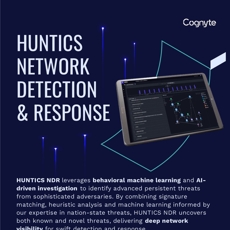 Cognyte | HUNTICS Network Detection and Response | Cognyte