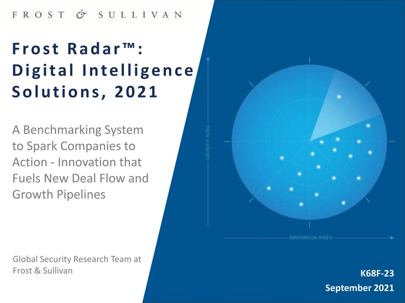 Frost Radar: Digital Intelligence Soluti Frost Radar: Digital Intelligence Soluti